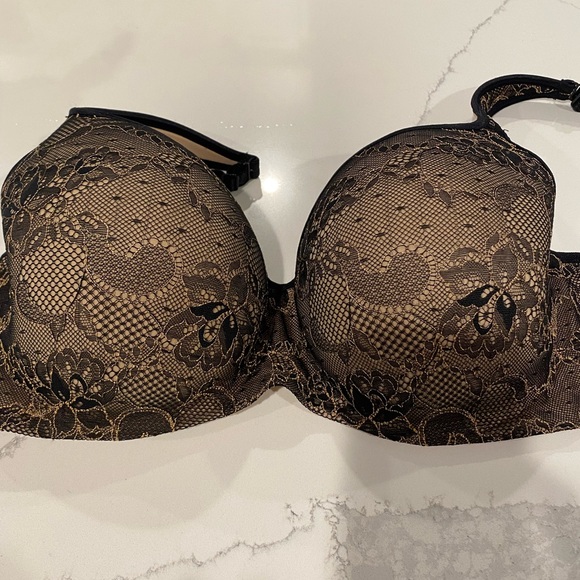Cacique | Other | Cacique Black Lace Bra Size 38f | Poshmark